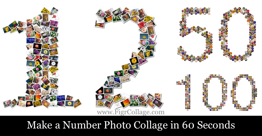 Photo Collage Numeros Gratis